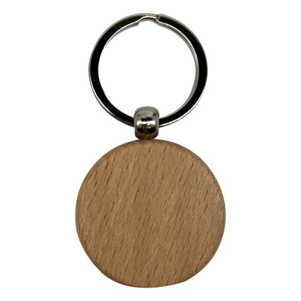 Engraving Wood Keyring Round | Titan Jet Africa