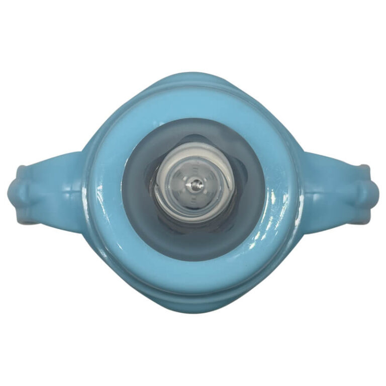 Sublimation 350ml Blue Cap Stainless Steel Baby Milk Bottle