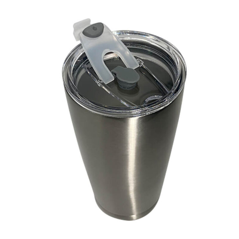 Sublimation 20oz Silver Stainless Brandy Tumbler