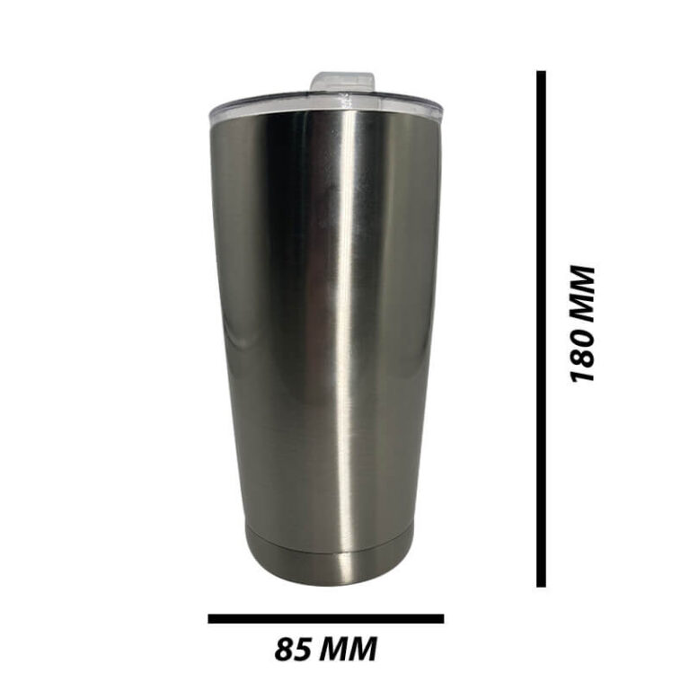 Sublimation 20oz Silver Stainless Brandy Tumbler