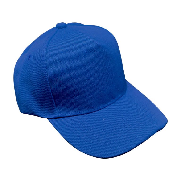 Sublimation Blank Blue Polyester 5 Panel Executive Cap