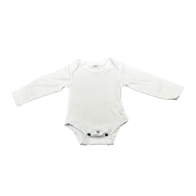 Sublimation 0-3 Months Long Sleeve Baby Grow