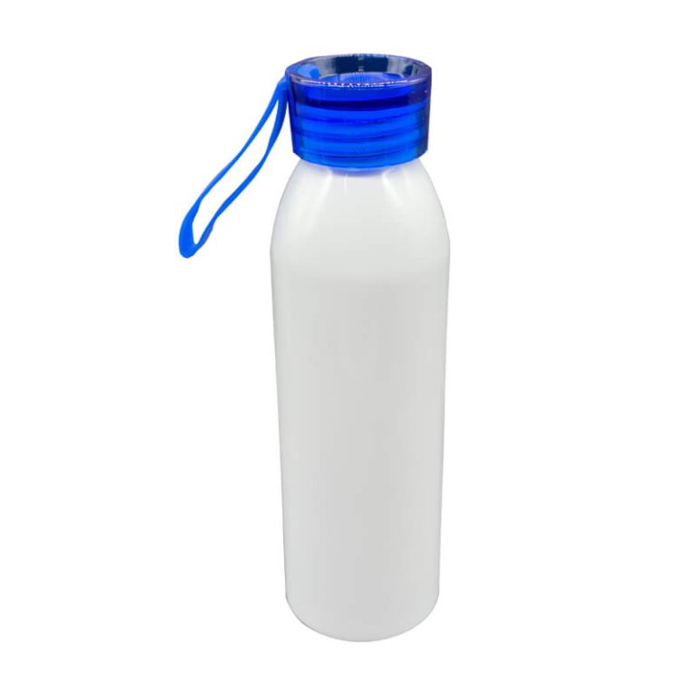 Sublimation 650ml Aluminium Blue Slim Line Bottle
