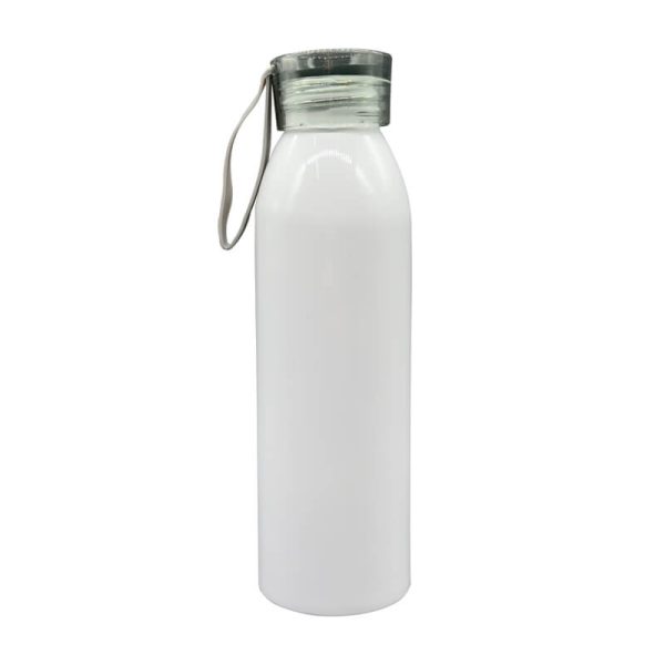 Sublimation 650ml Aluminium Grey Slim Line Bottle